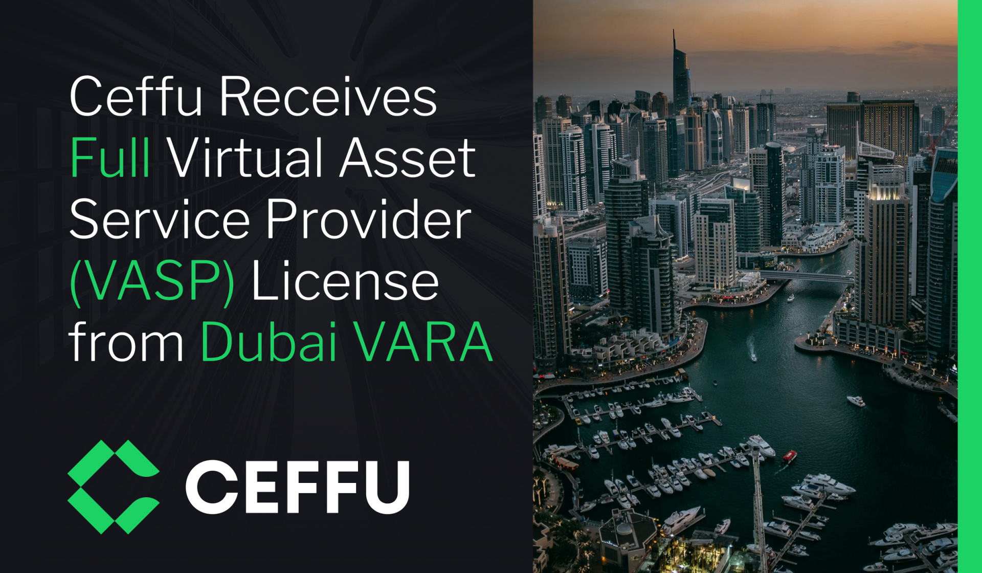 Ceffu Secures Full VASP Operating License from Dubai's VARA - BinBits